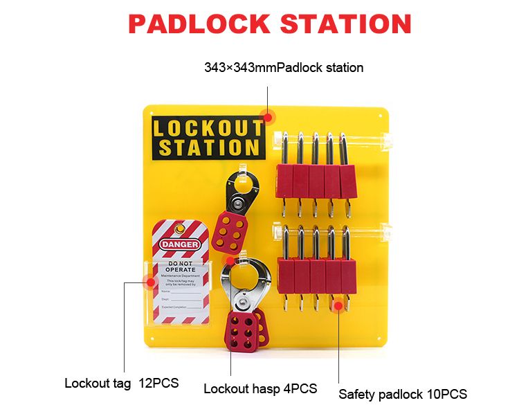LoTo Padlock Station Tool kit - TR80 | Products | Traconed