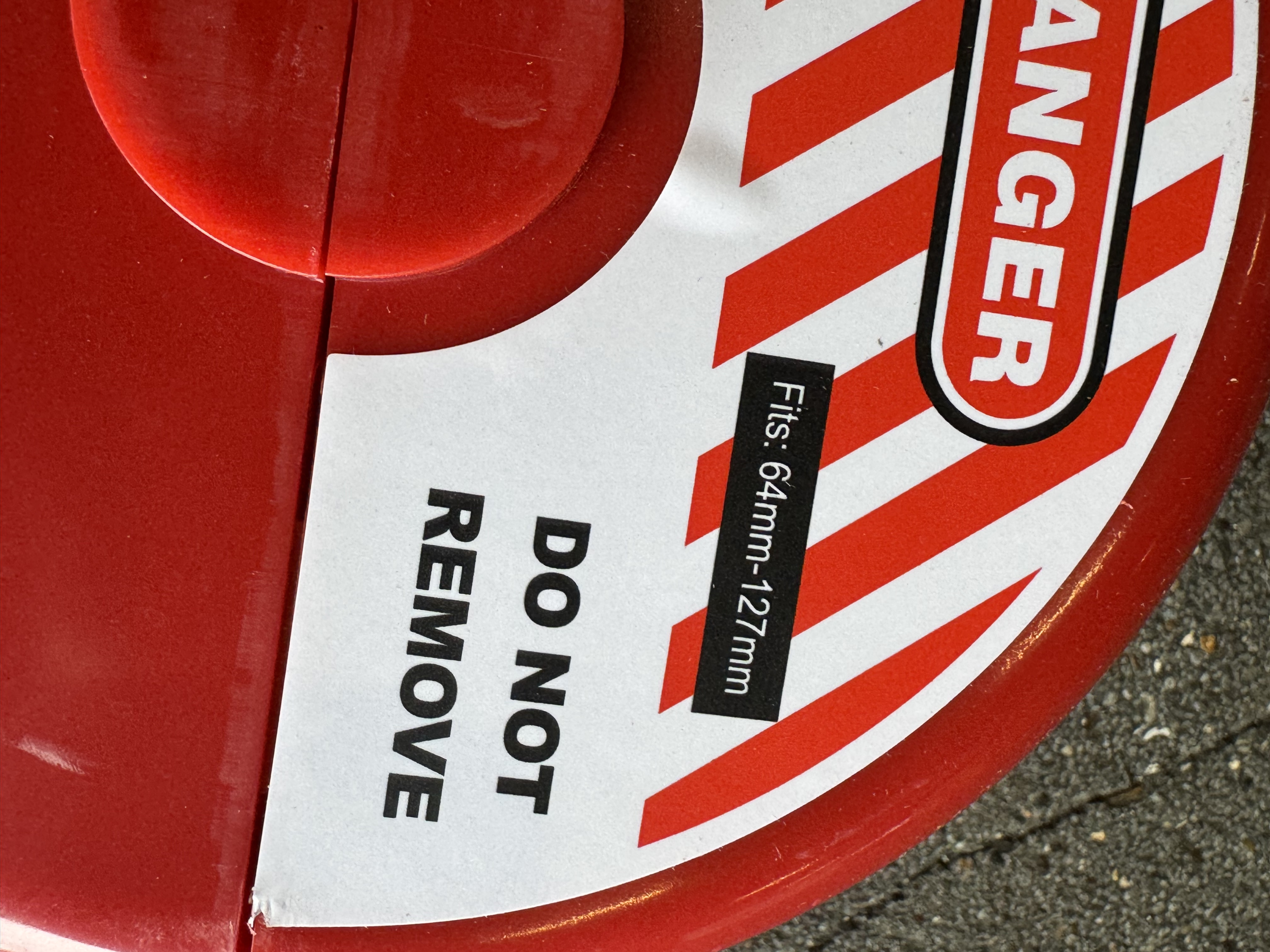 Gate valve lockout for handwheel 064mm upto 127mm | Products | Traconed