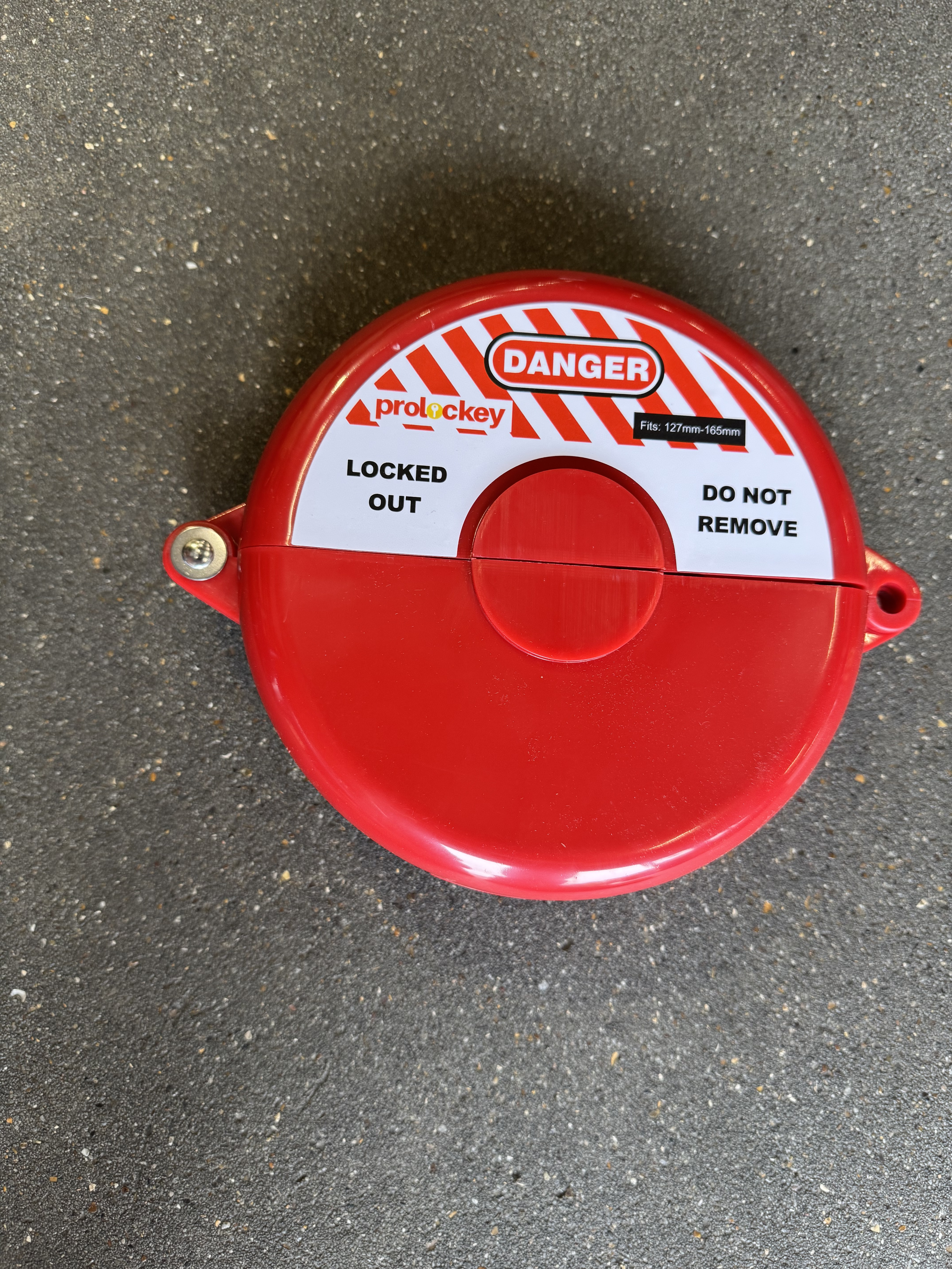Gate valve lockout for handwheel 127mm upto 165mm | Products | Traconed